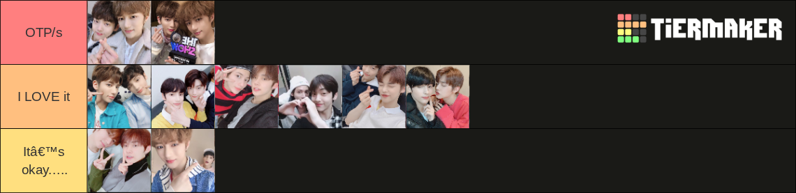 Txt ships Tier List (Community Rankings) - TierMaker