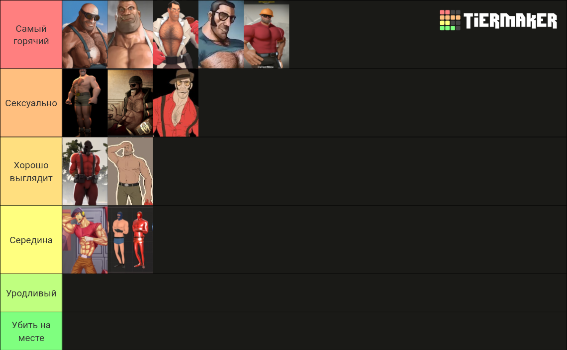 Buff tf2 mercs Tier List (Community Rankings) - TierMaker