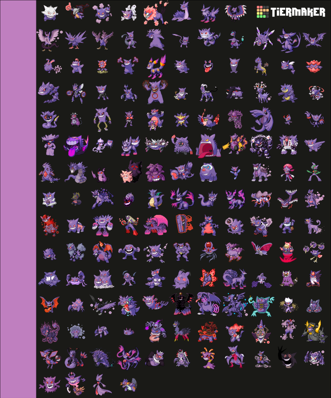 Pokemon Fusions Tierlist (Gengar) Tier List (Community Rankings ...