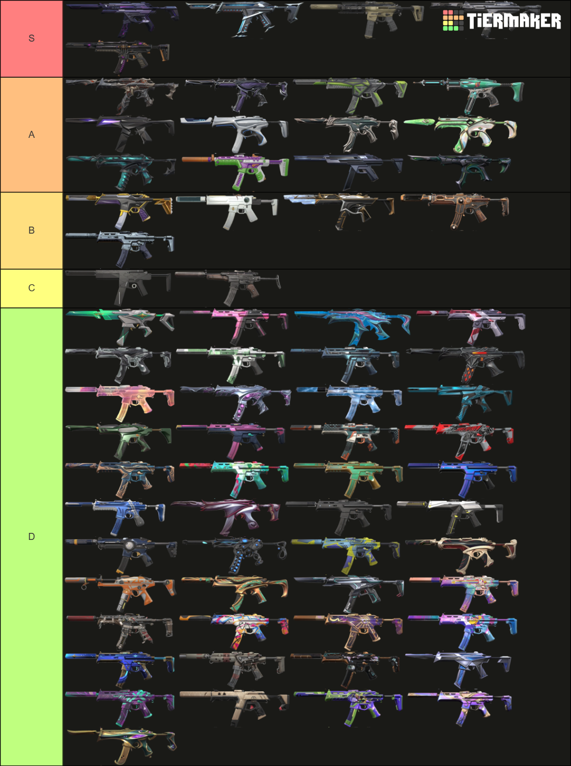 Valorant Spectre Skins (December 2025) Tier List (Community Rankings ...