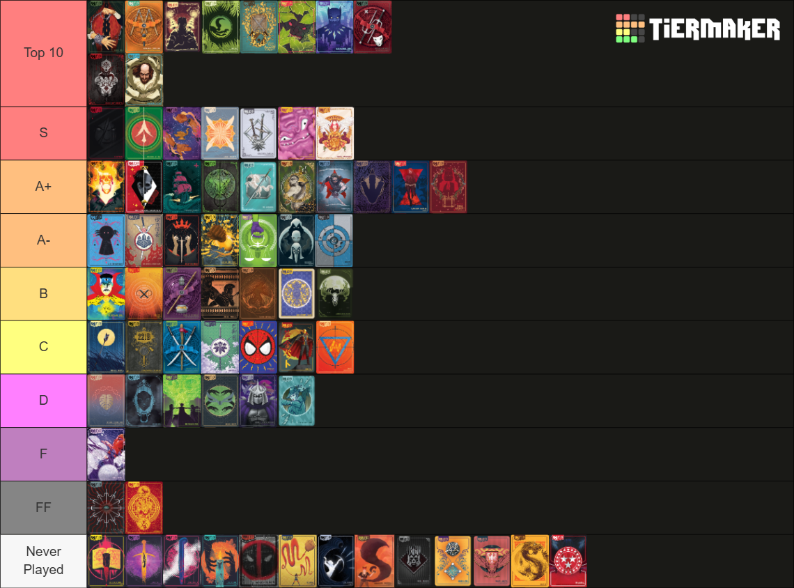 Unmatched Fighter [Cardbacks] (December 2025) Tier List (Community ...