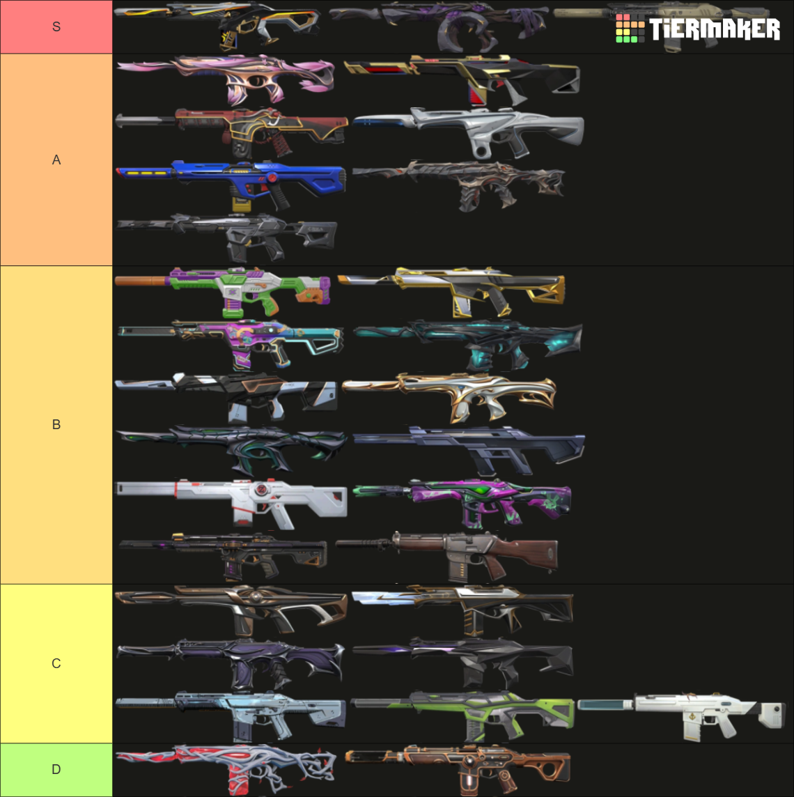 Valorant Phantom Skins (December 2025) Tier List (Community Rankings ...