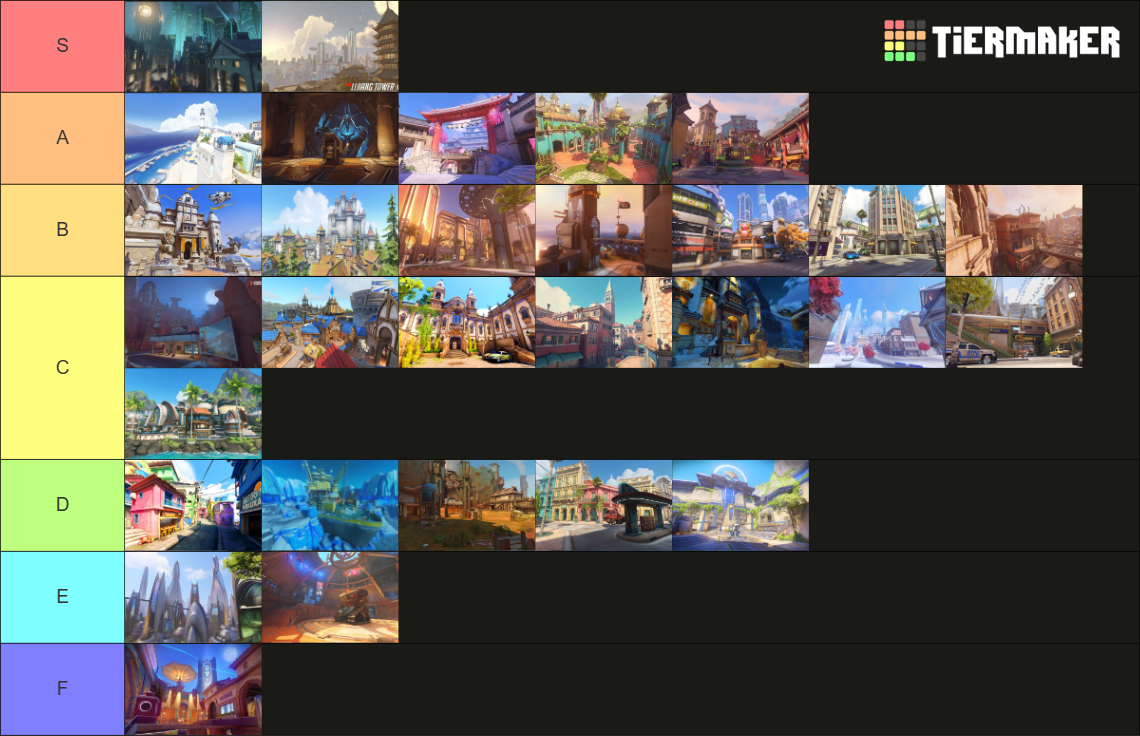 Overwatch 2 All Maps Tier List (Community Rankings) - TierMaker