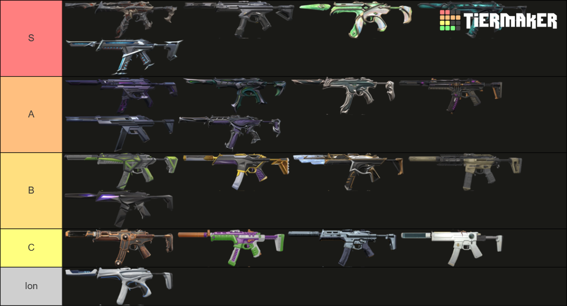 Valorant Spectre Skins (December 2025) Tier List (Community Rankings ...