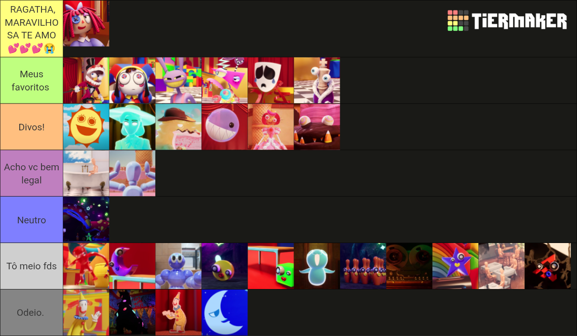 The Amazing Digital Circus (EVERY CHARACTER) TADC Tier List (Community ...