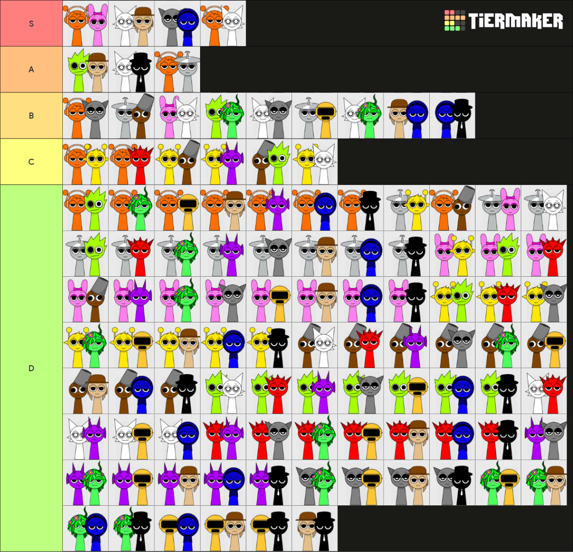 Sprunki Ship Tierlist Tier List (Community Rankings) - TierMaker