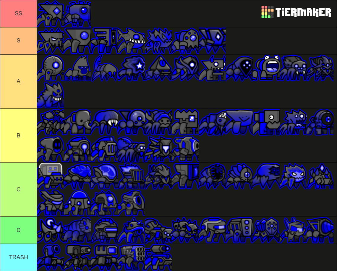 Geometry Dash Spider Icons (2.2 Included) Tier List (Community Rankings ...