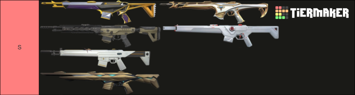 Valorant Guardian Skins (March 2026) Tier List (Community Rankings ...