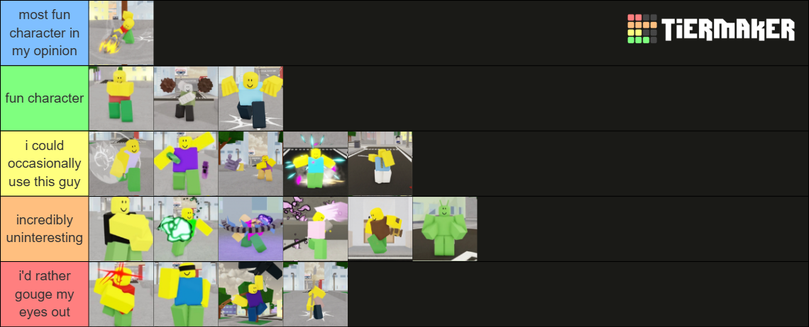 Jujutsu Shenanigans Characters/Items/Gamemodes (May. 2026) Tier List ...