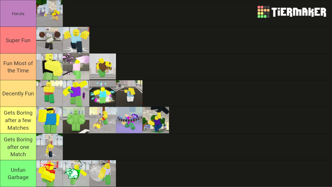 Jujutsu Shenanigans Characters/Items/Gamemodes (May. 2026) Tier List ...