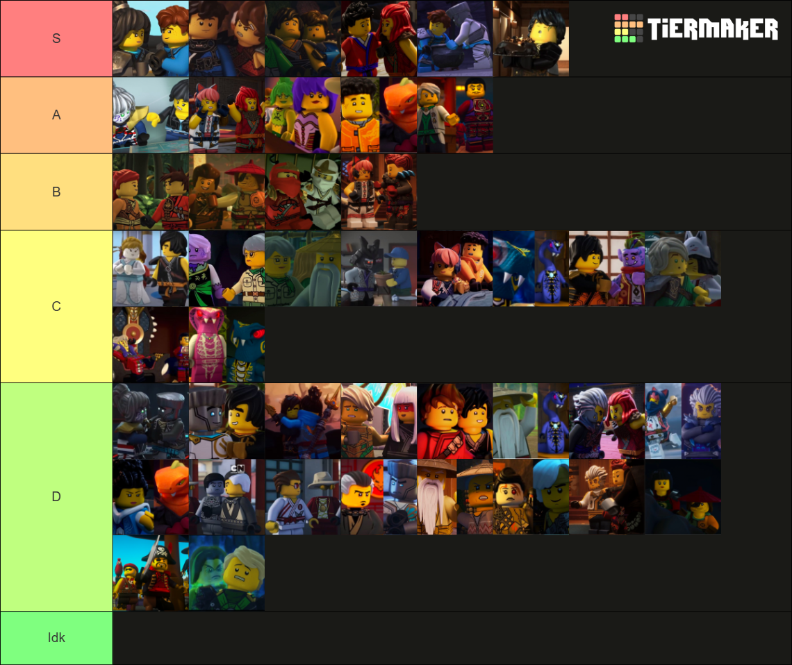 Ninjago Ships Tier List (Community Rankings) - TierMaker