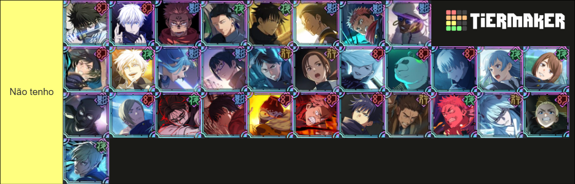 JJK Phantom Parade JP Character (March 2026) Tier List (Community ...