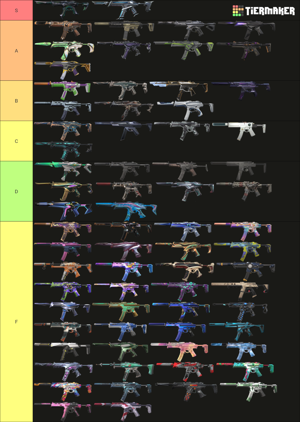Valorant Spectre Skins (May 2026) Tier List (Community Rankings ...