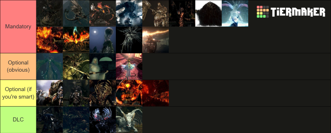 Dark Souls 1 Bosses Tier List (Community Rankings) - TierMaker