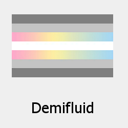 Demifluid Pride Flag