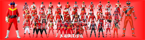 Create a Red Sentai Warriors Tier List - TierMaker