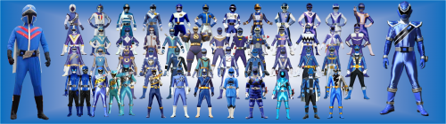 Create a Blue Sentai Warriors Tier List - TierMaker