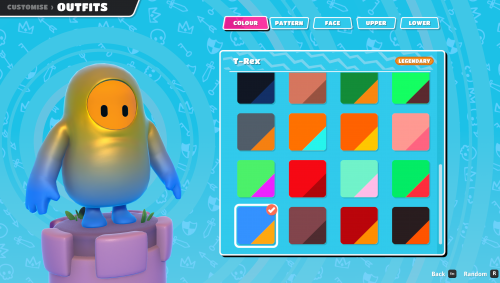 Create a The Definitive Fall Guys 'Colours' Tier List - TierMaker