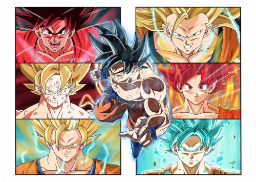 Create a Dragon Ball - Saiyan-Based Forms (Canon/Non-Canon) Tier List ...