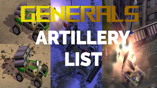 Create a Generals Artillery List Tier List - TierMaker