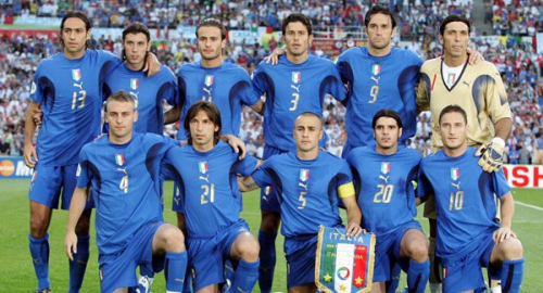 Create a Italia Squad 2006 Importance To World Cup Glory Tier List ...