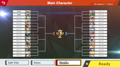 Create a Smash Main Character Tournement Tier List - TierMaker