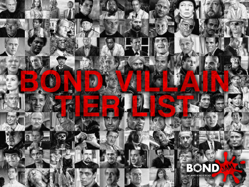 Create a Bond Villains Tier List - TierMaker