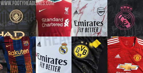 Create a Leaked football kits 2020/21 Tier List - TierMaker