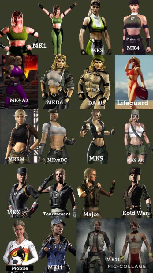 Sonya Blade Mk1 Skins