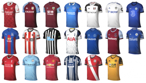 Create a 2020/21 Premier League Kits Tier List - TierMaker