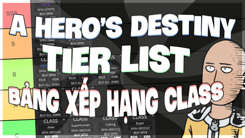 a hero's destiny tháng 6 Tier List (Community Rankings) - TierMaker