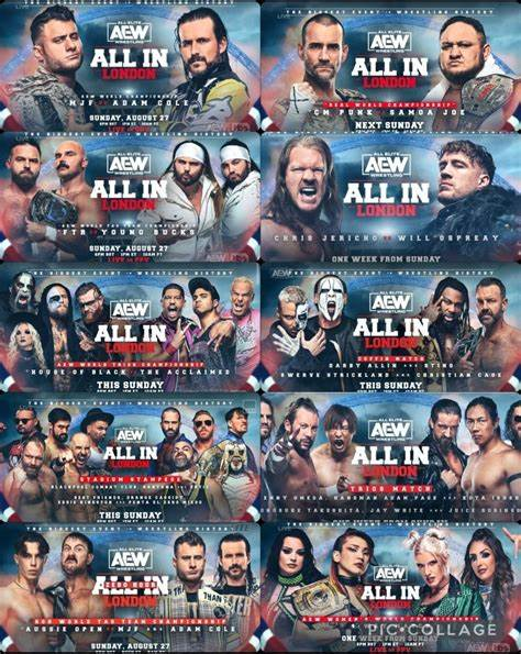 AEW ALL IN 2023 Tier List (Community Rankings) - TierMaker