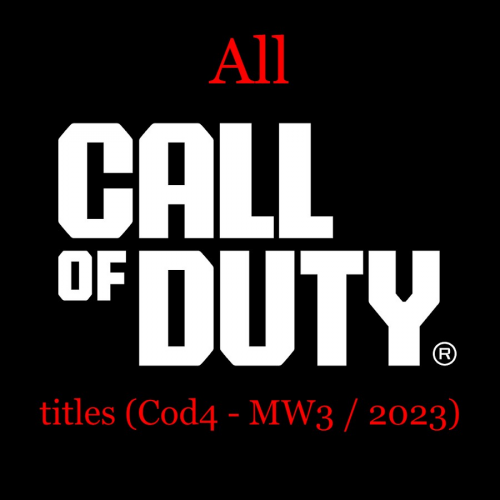 Create a All Call of Duty multiplayer titles (Cod4 - MW3 -2023) Tier ...