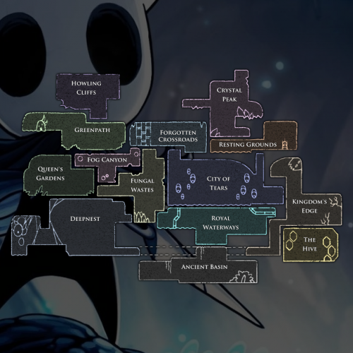 Create a All locations of the game Hollow Knight Tier List - TierMaker