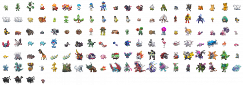 All Pokémon from Paldea/Gen 9 (Scarlet/Violet) [2D Sprites] Tier List ...