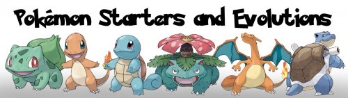 Create a All Pokémon Starters and Evolutions Tier List - TierMaker