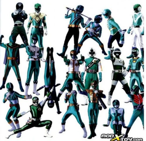 All Sentai Green Ranger (Goranger - Highschool Heroes) Tier List ...