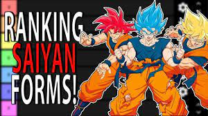 All Super Saiyan transformations Tier List (Community Rankings) - TierMaker