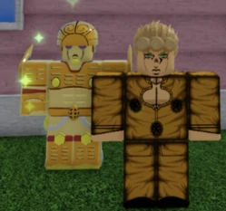 Create a Anime Battle Arena (ABA) All Gold Skins (Golden Experience ...