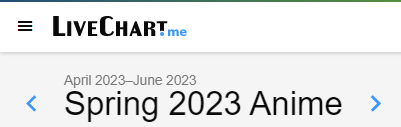 Create a Anime Season Spring 2023 pre-review Tier List - TierMaker