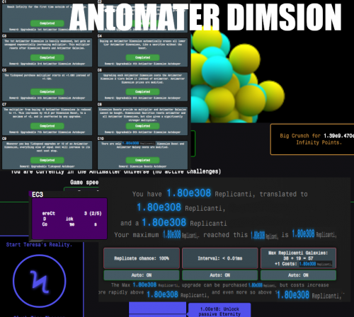 Create a Antimatter Dimensions Challenges rankiunfg Tier List - TierMaker