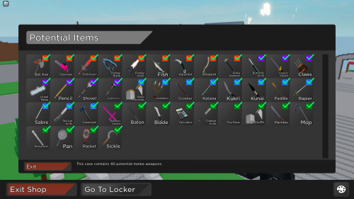 Create a arsenal melee's Tier List - TierMaker