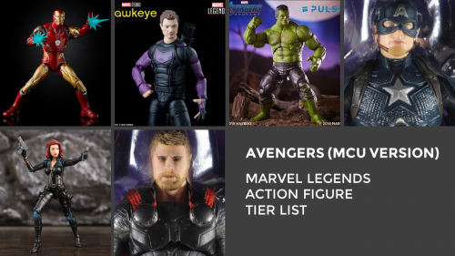 Create a Avengers MCU Marvel Legends Action Figure Tier List - TierMaker