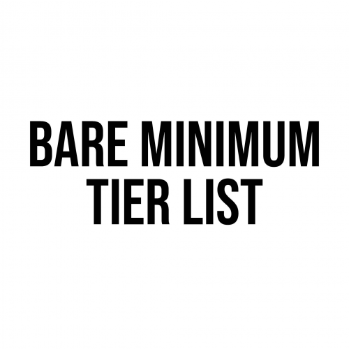 Create a Bare Minimum Tier List - TierMaker