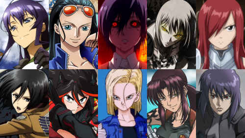 Create a Best Anime/Manga Female Characters (Over 200+ Characters) Tier ...