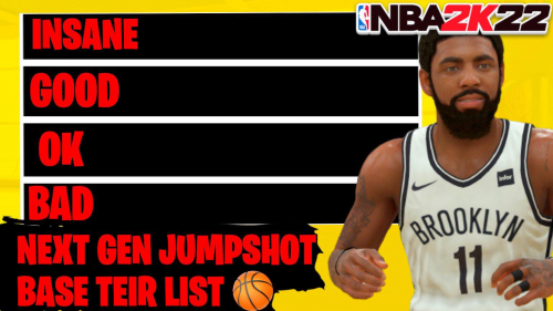 Create a Best Jump Shot Bases in 2k22 Next Gen Tier List - TierMaker