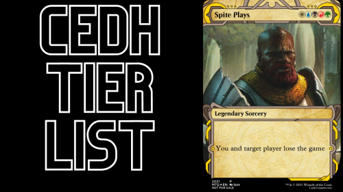 Create a cEDH Spite Plays Tier List - TierMaker