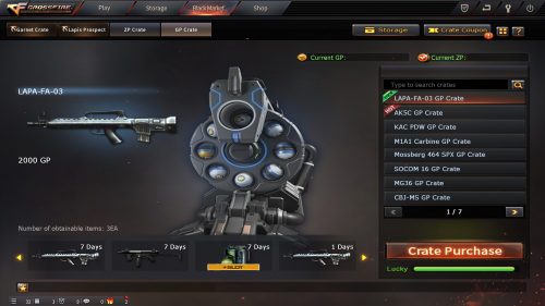 Create a Crossfire WEST GP Black Market Guns Tier List - TierMaker