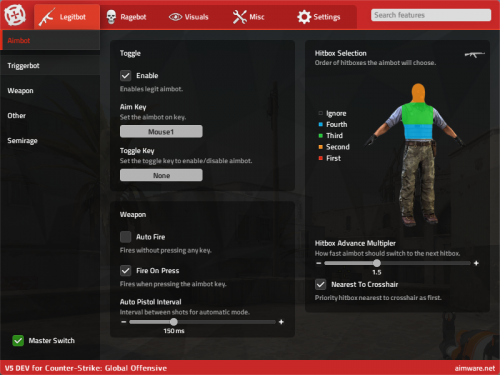 Create a cs go cheats Tier List - TierMaker