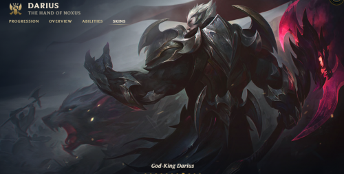 Create a DARIUS SKINS Tier List - TierMaker